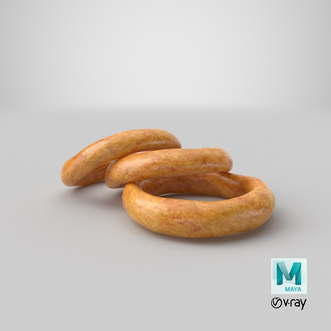 3D Realistic Onion Ring - TurboSquid 1524661
