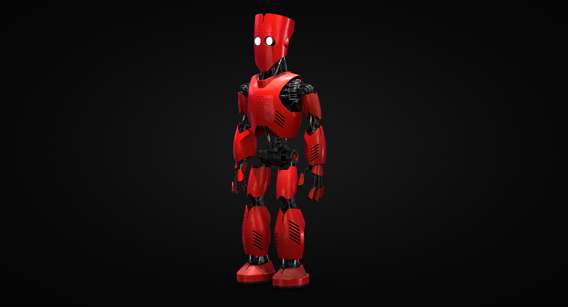 3D robot rigged model - TurboSquid 1237087