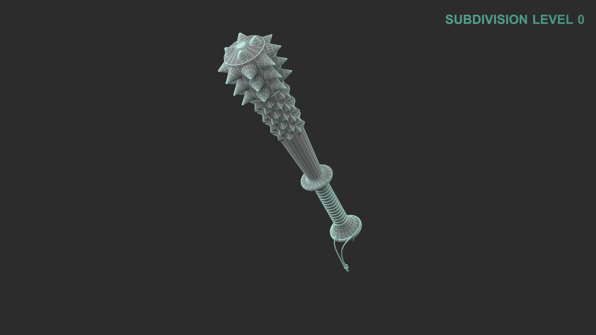 Mace Club 3D Model - TurboSquid 1918380