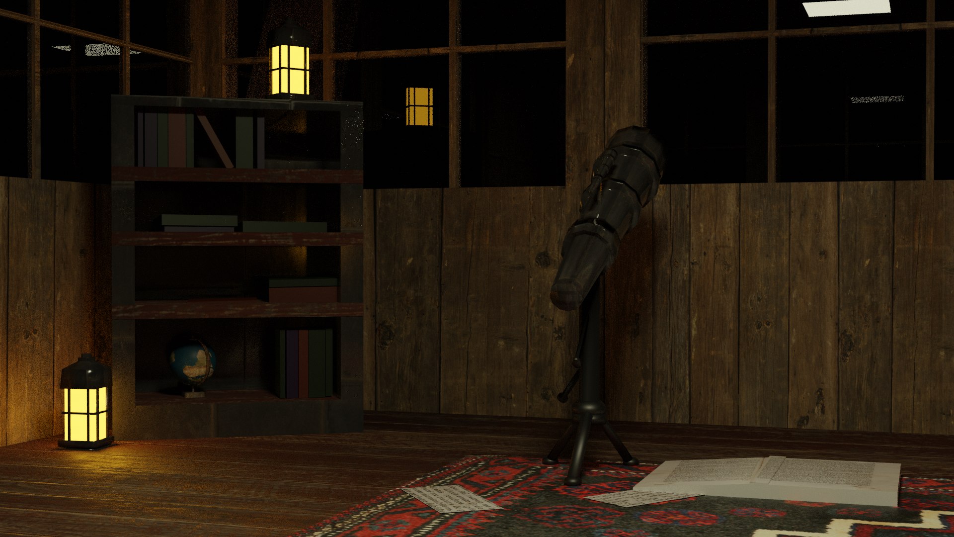 Fire Lookout Tower Architecture Build 3D Model 3D Model - TurboSquid ...