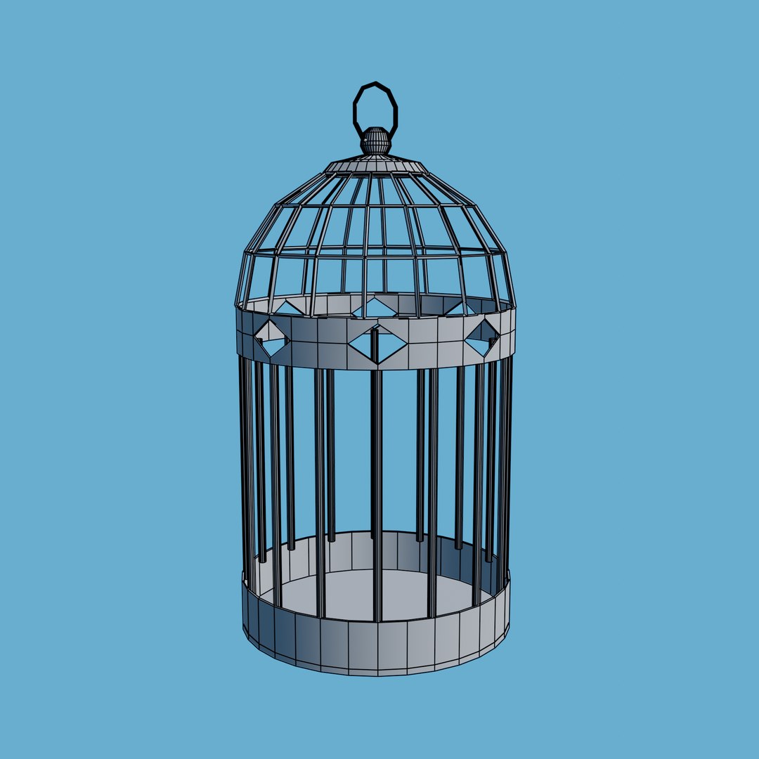 Free 3D Bird Cage - TurboSquid 1773303