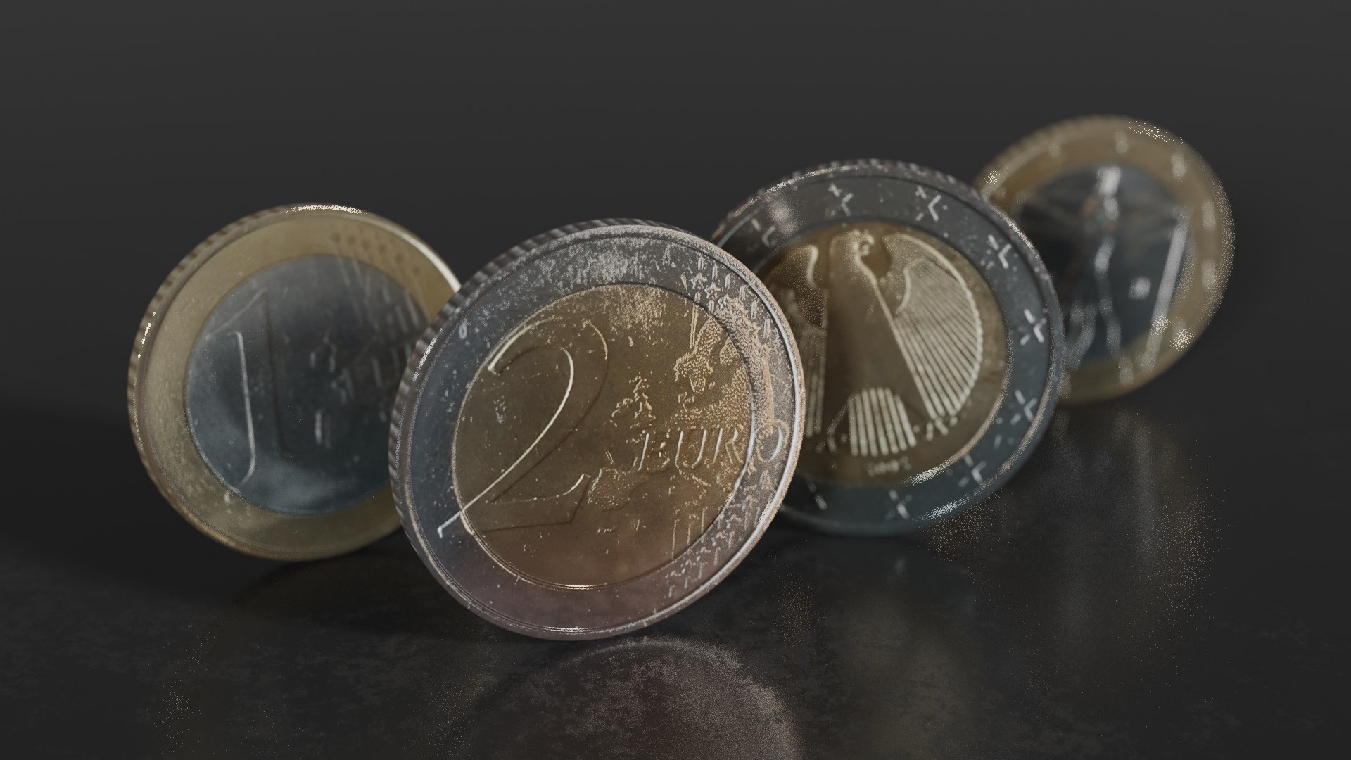 3D Euro Money Model - TurboSquid 1528777