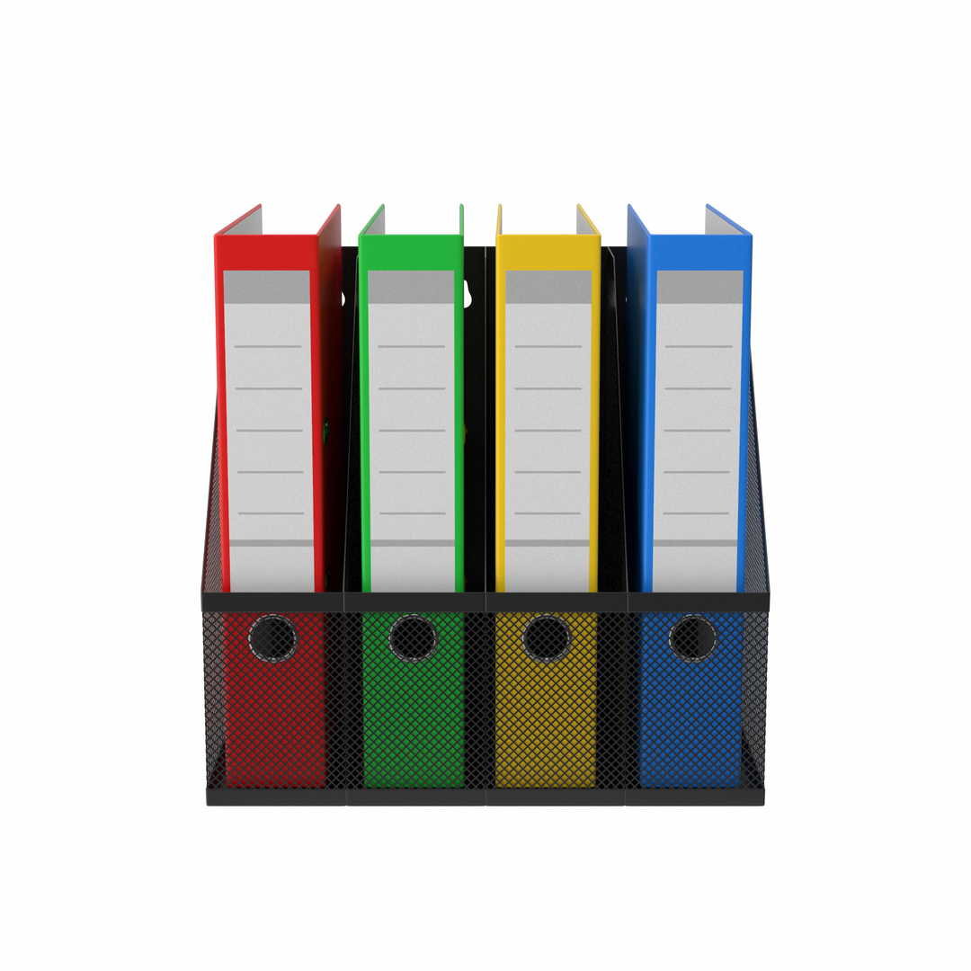 File Holder And Document Storage Binders 3D - TurboSquid 2179820
