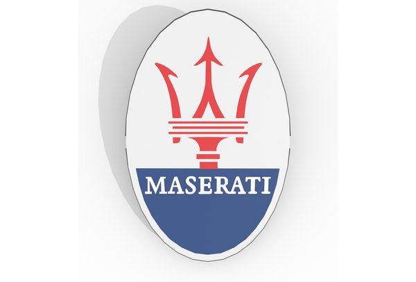 modelo 3d Emblem Maserati - TurboSquid 2054589