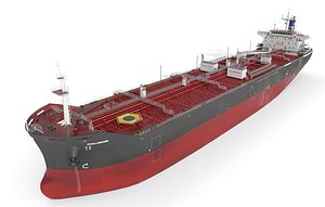 Realistic oil tanker ship 3D model - TurboSquid 1486599