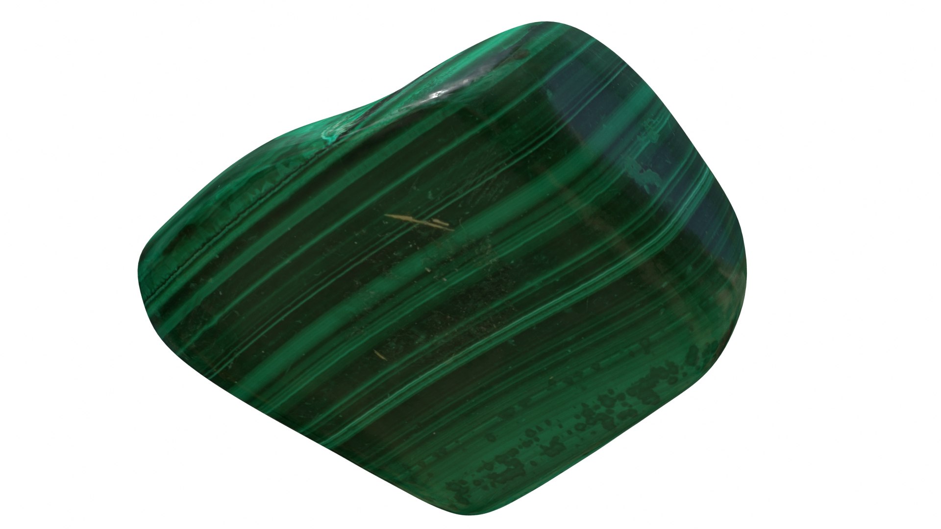 3D Malachite Tumbling Stone Model - TurboSquid 1789338