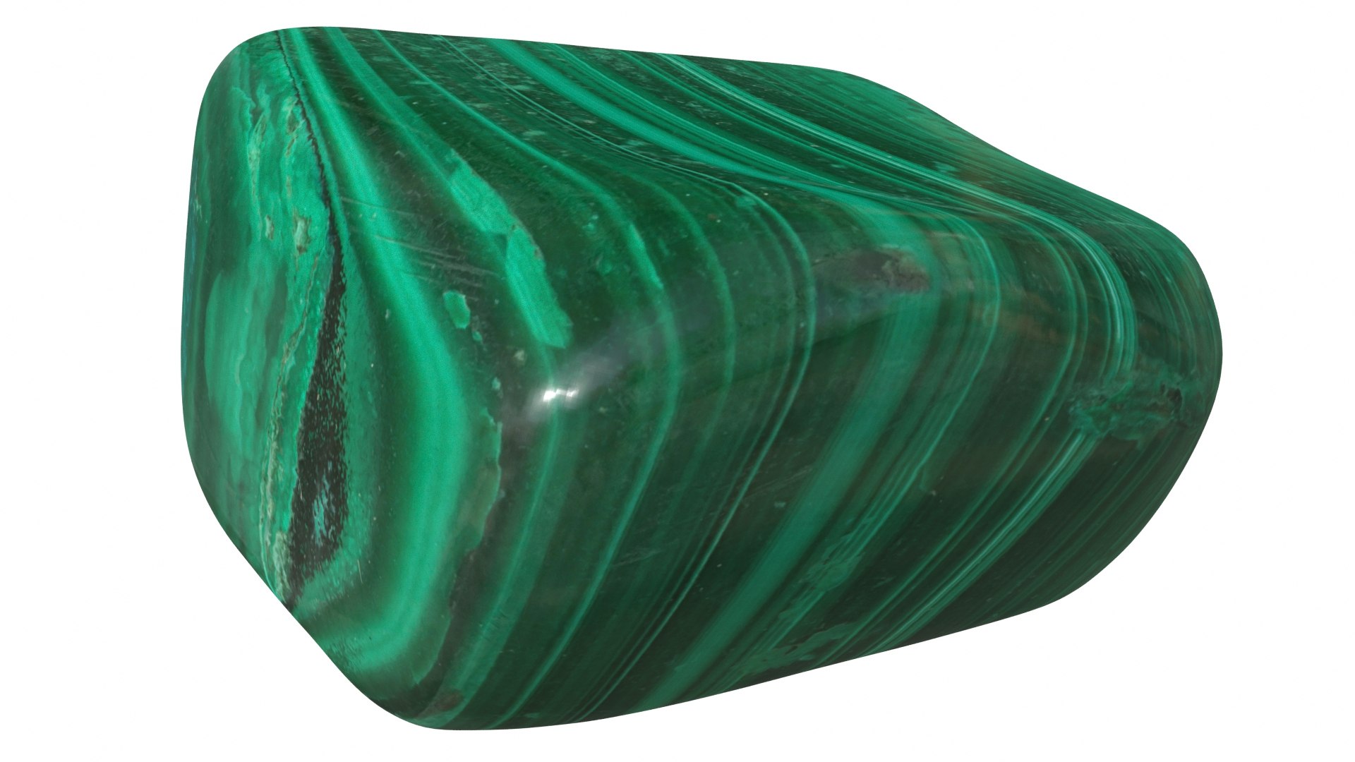 3D Malachite Tumbling Stone Model - TurboSquid 1789338