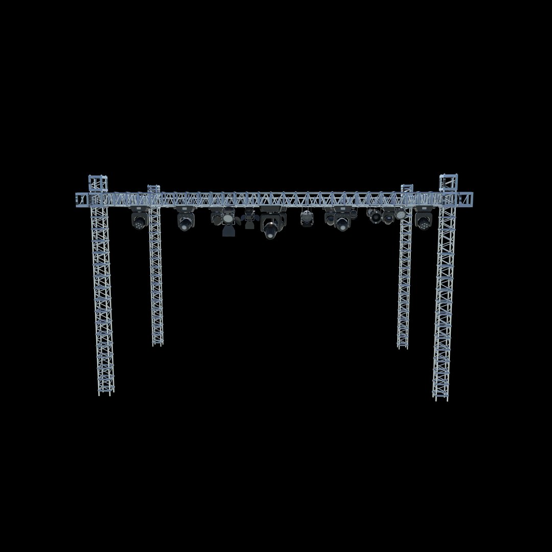 3D Stage Light Set 3D Model Model - TurboSquid 2333173