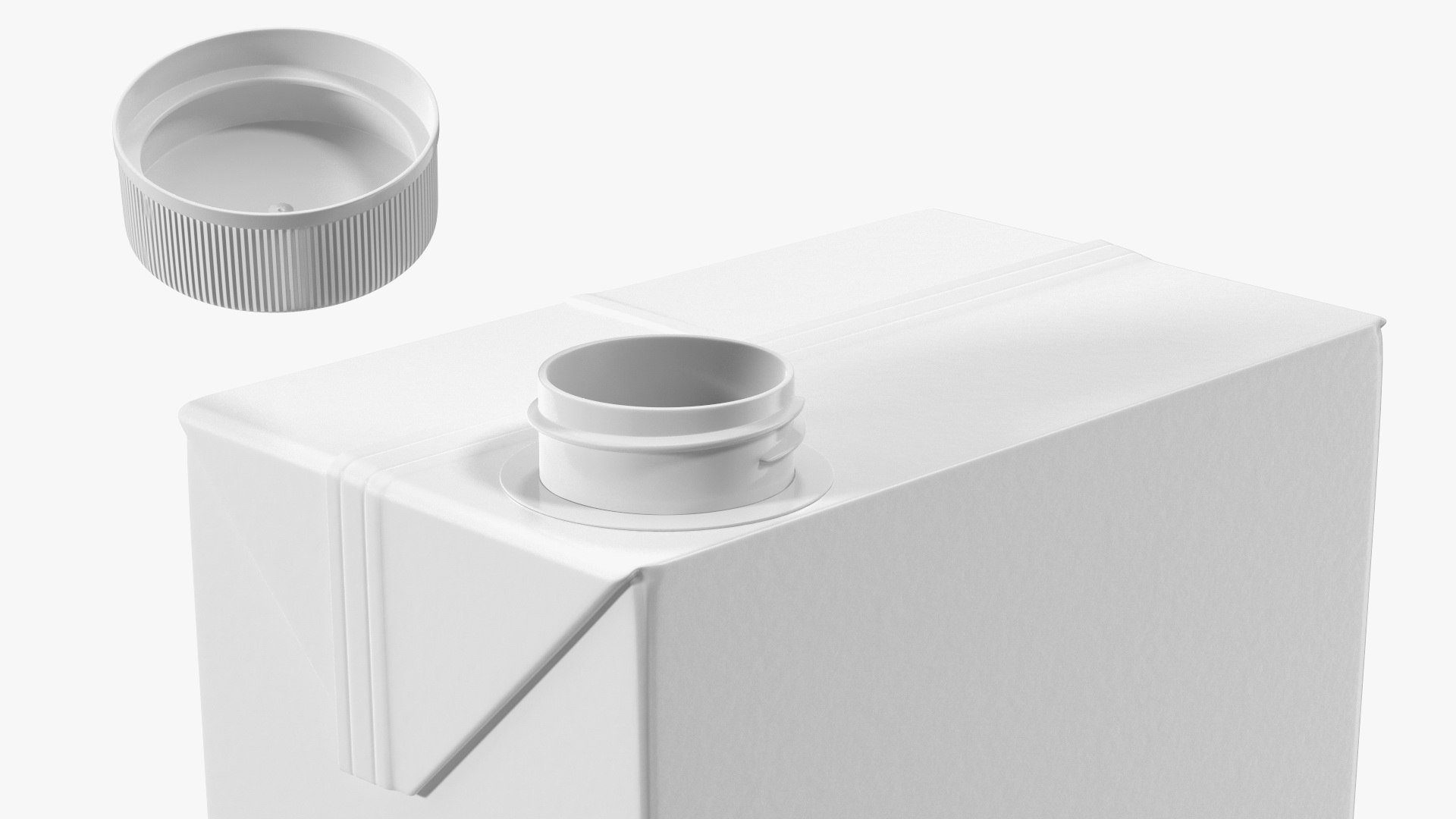 3D Rectangular Aseptic Carton with Cap - TurboSquid 1789854