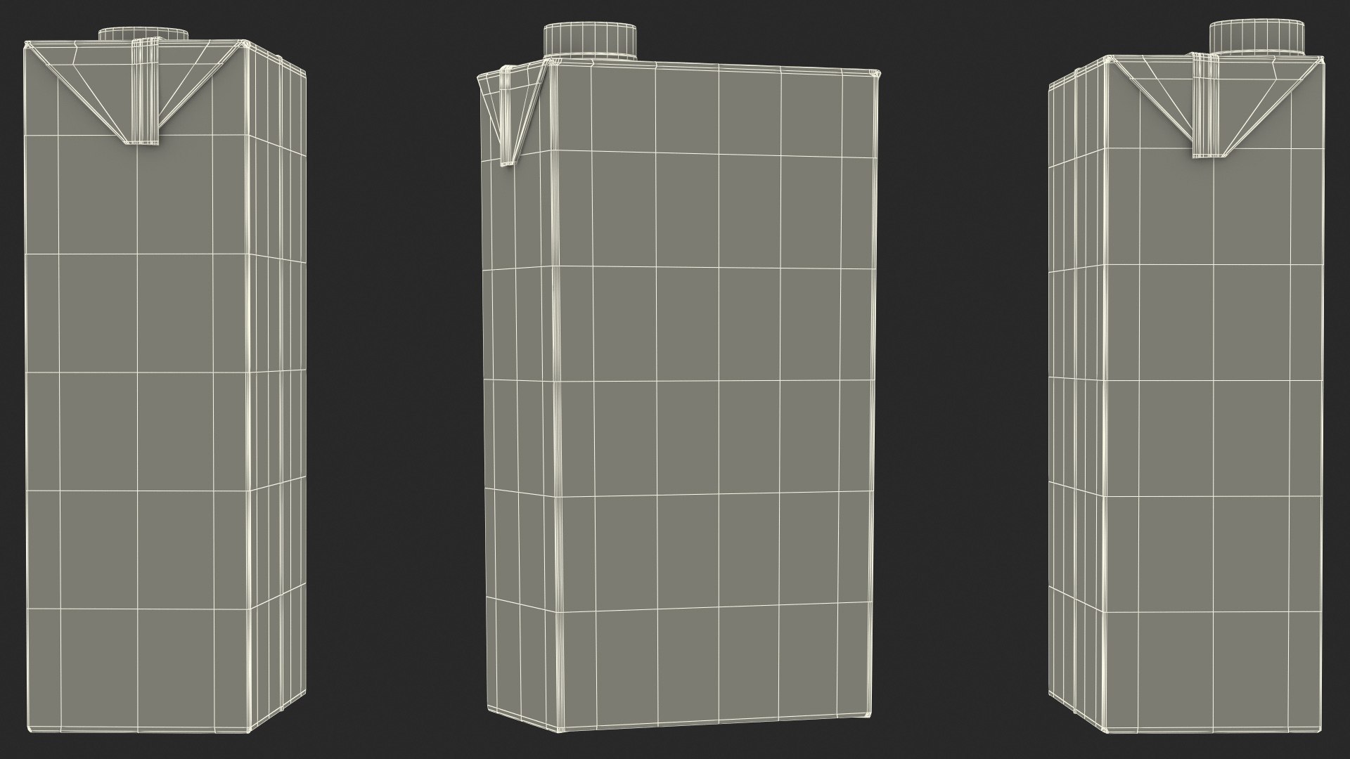 3D Rectangular Aseptic Carton with Cap - TurboSquid 1789854
