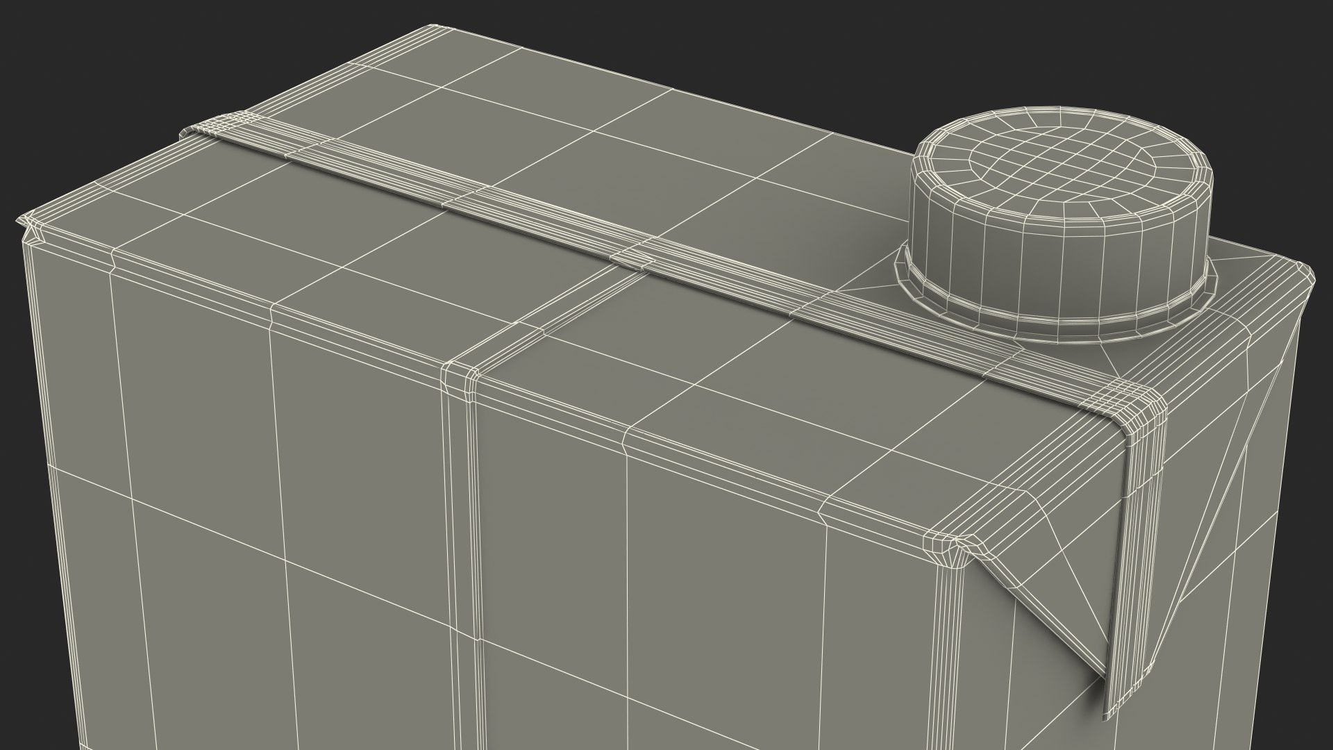 3D Rectangular Aseptic Carton with Cap - TurboSquid 1789854