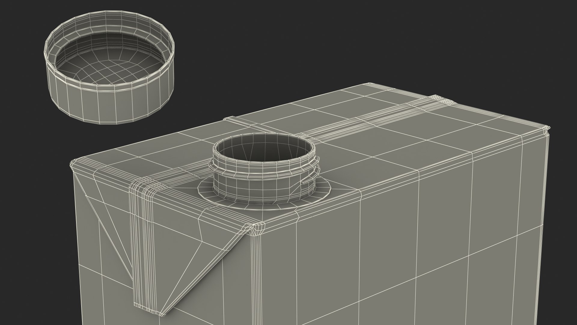 3D Rectangular Aseptic Carton with Cap - TurboSquid 1789854