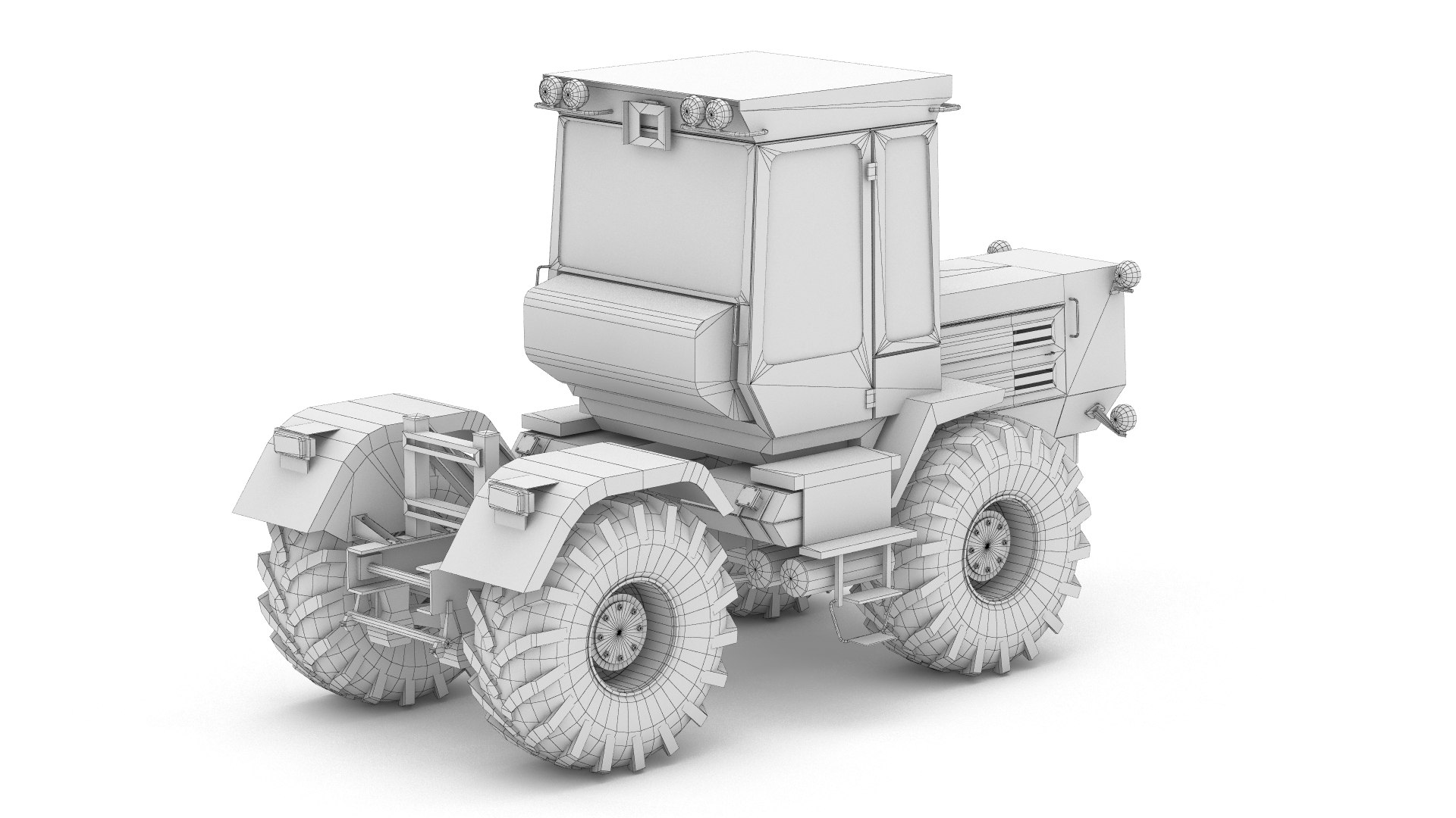 Tractor 3d Model