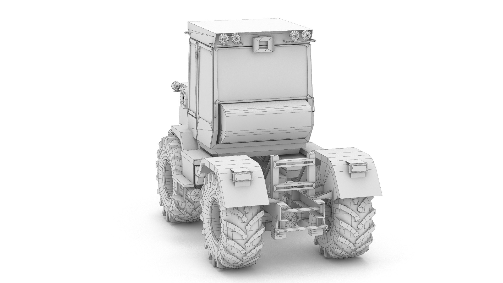 Tractor 3d Model