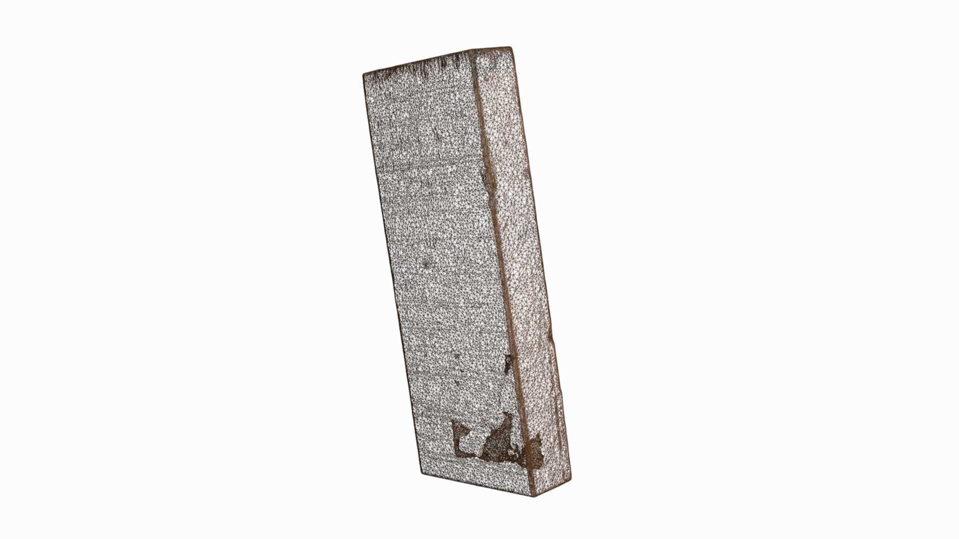 White Wood Piece 3D Model - TurboSquid 1694144
