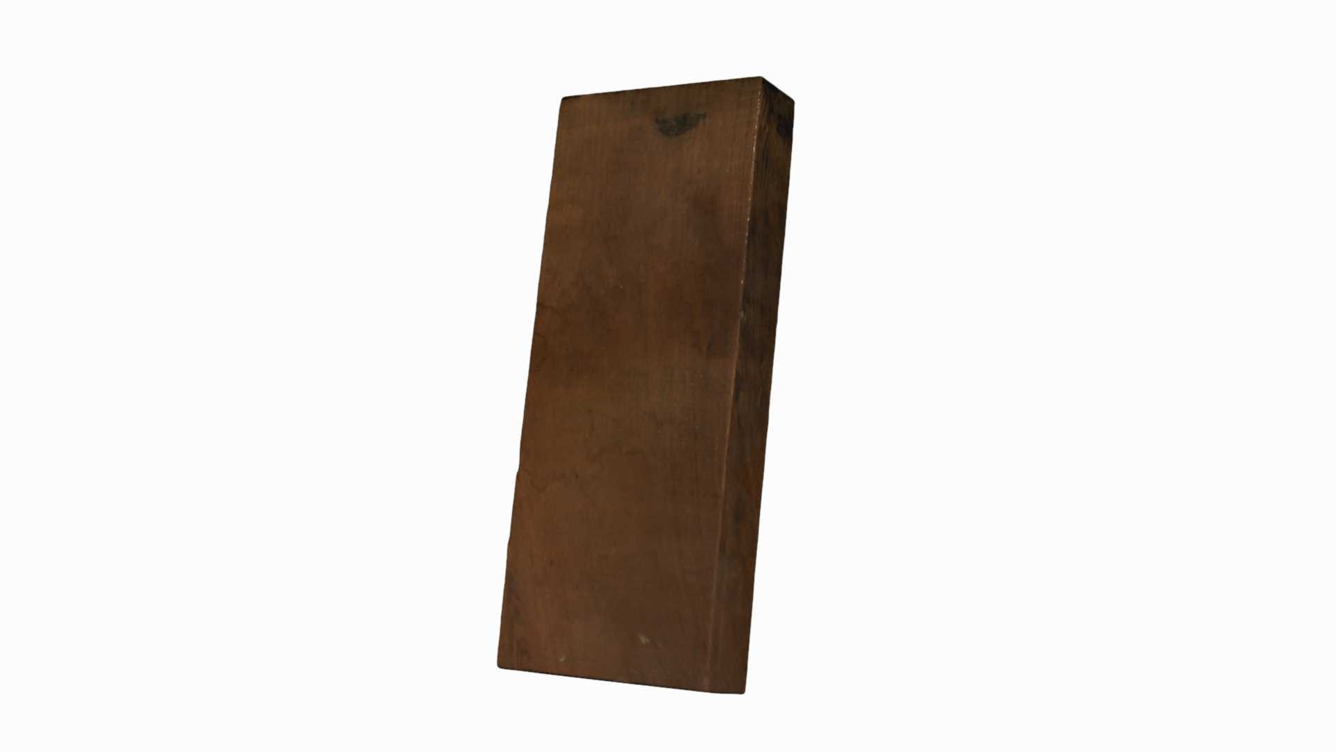 White Wood Piece 3D Model - TurboSquid 1694144