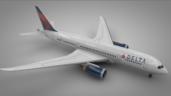 3D boeing 787 dreamliner delta - TurboSquid 1609719
