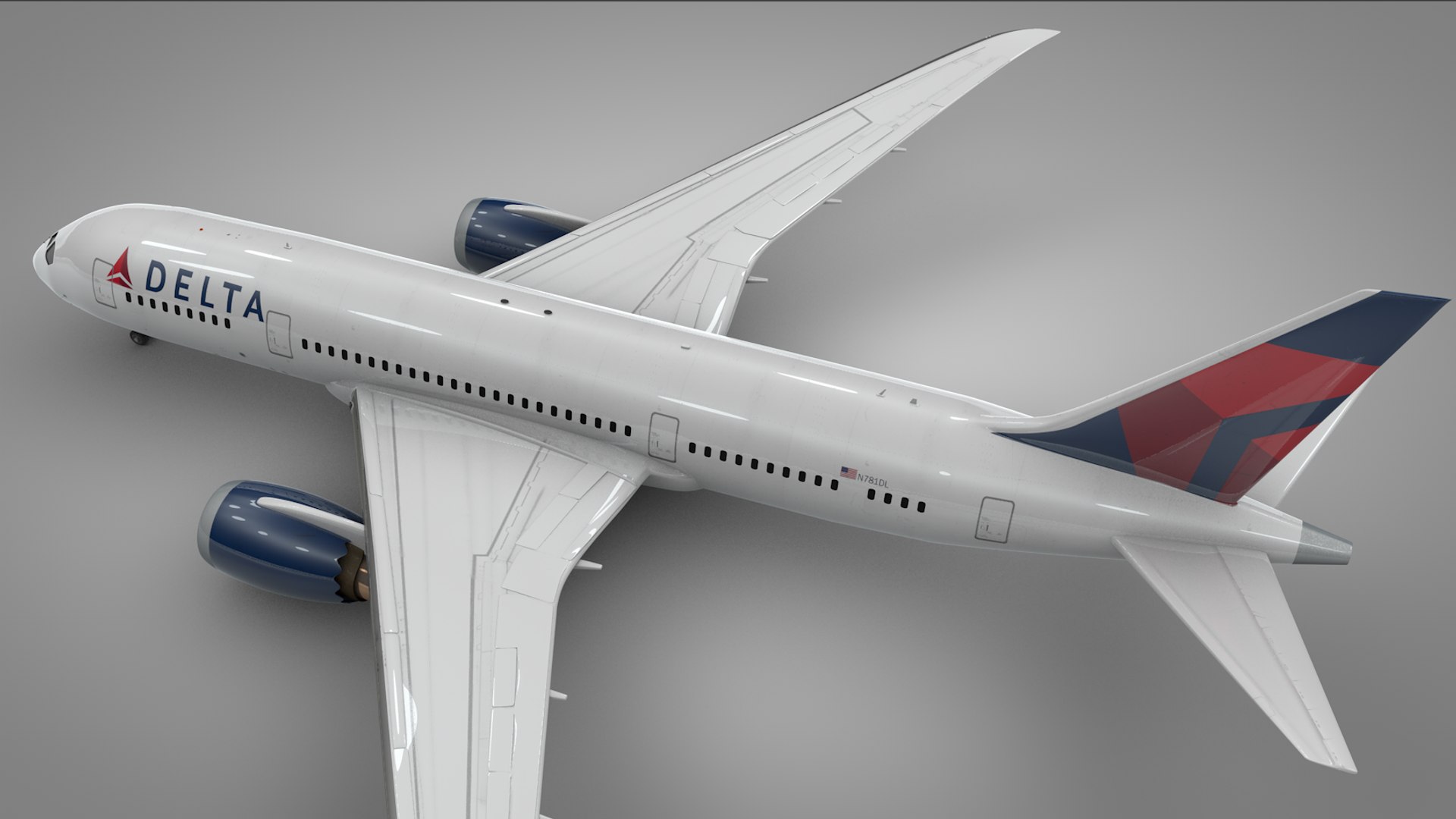 3D Boeing 787 Dreamliner Delta - TurboSquid 1609719
