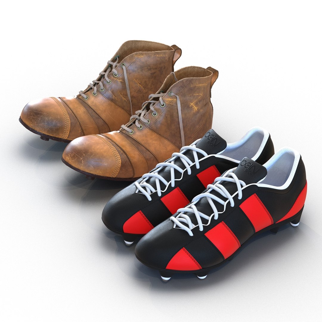 3d model football boots