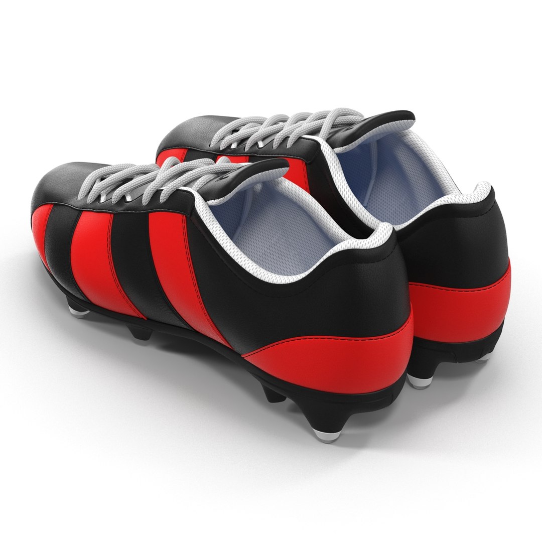 3d model football boots