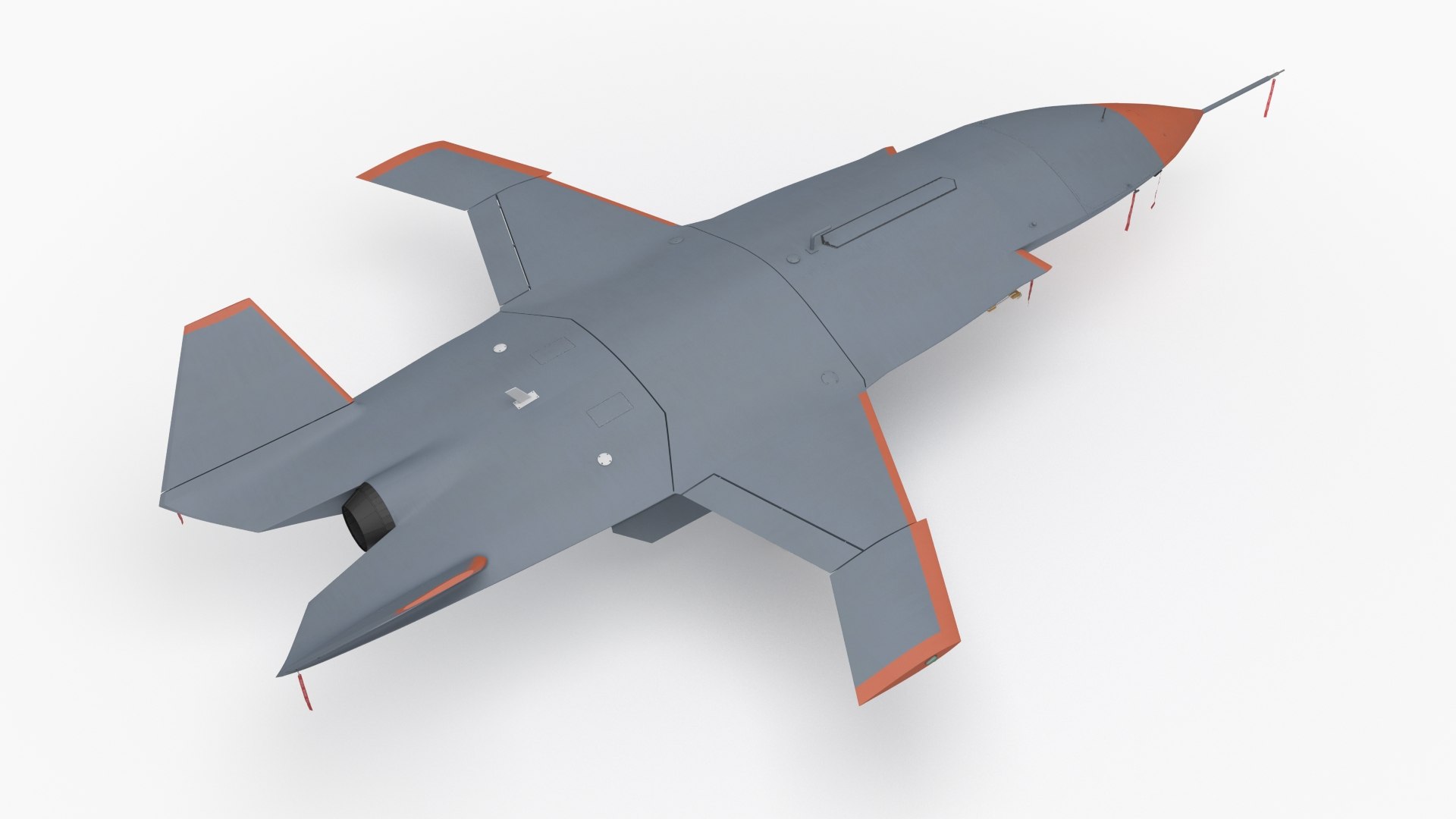 Boeing Loyal Wingman Military Drone MQ-28A Ghost Bat 3D Model ...