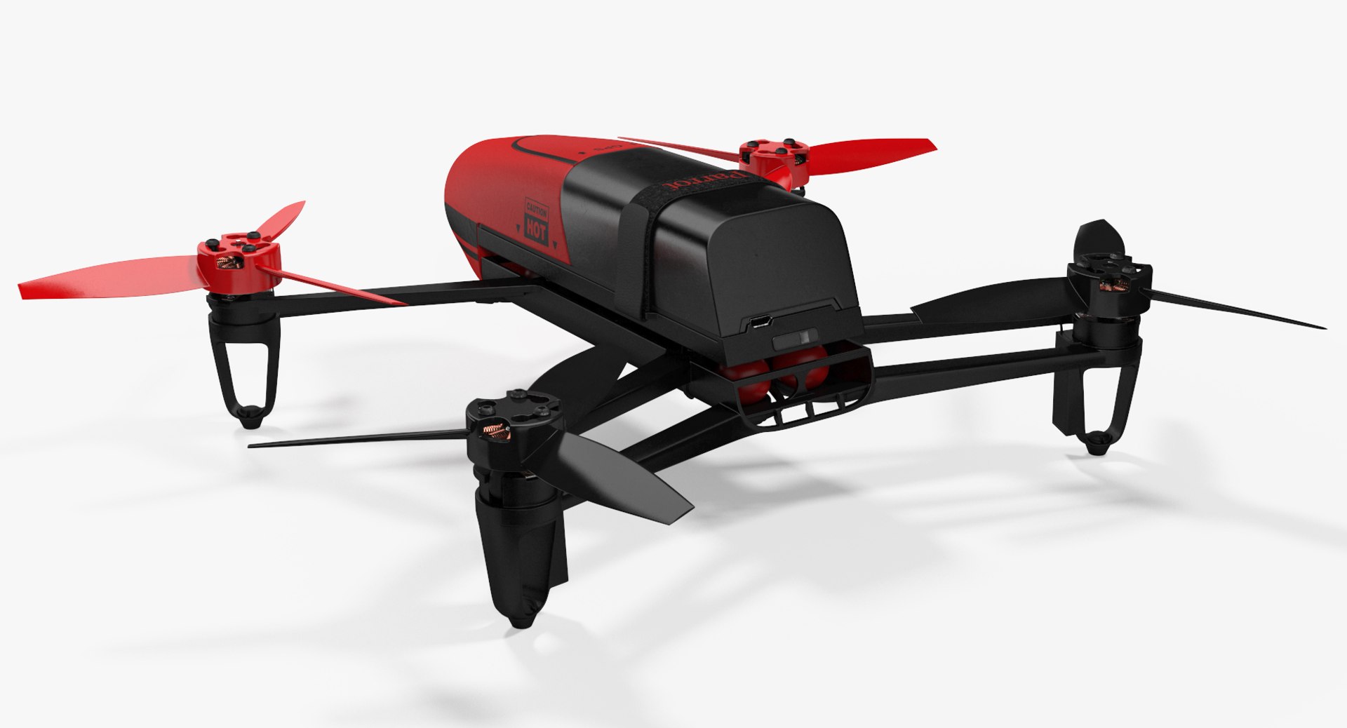 Parrot bebop quadcopter drone model - TurboSquid 1195568