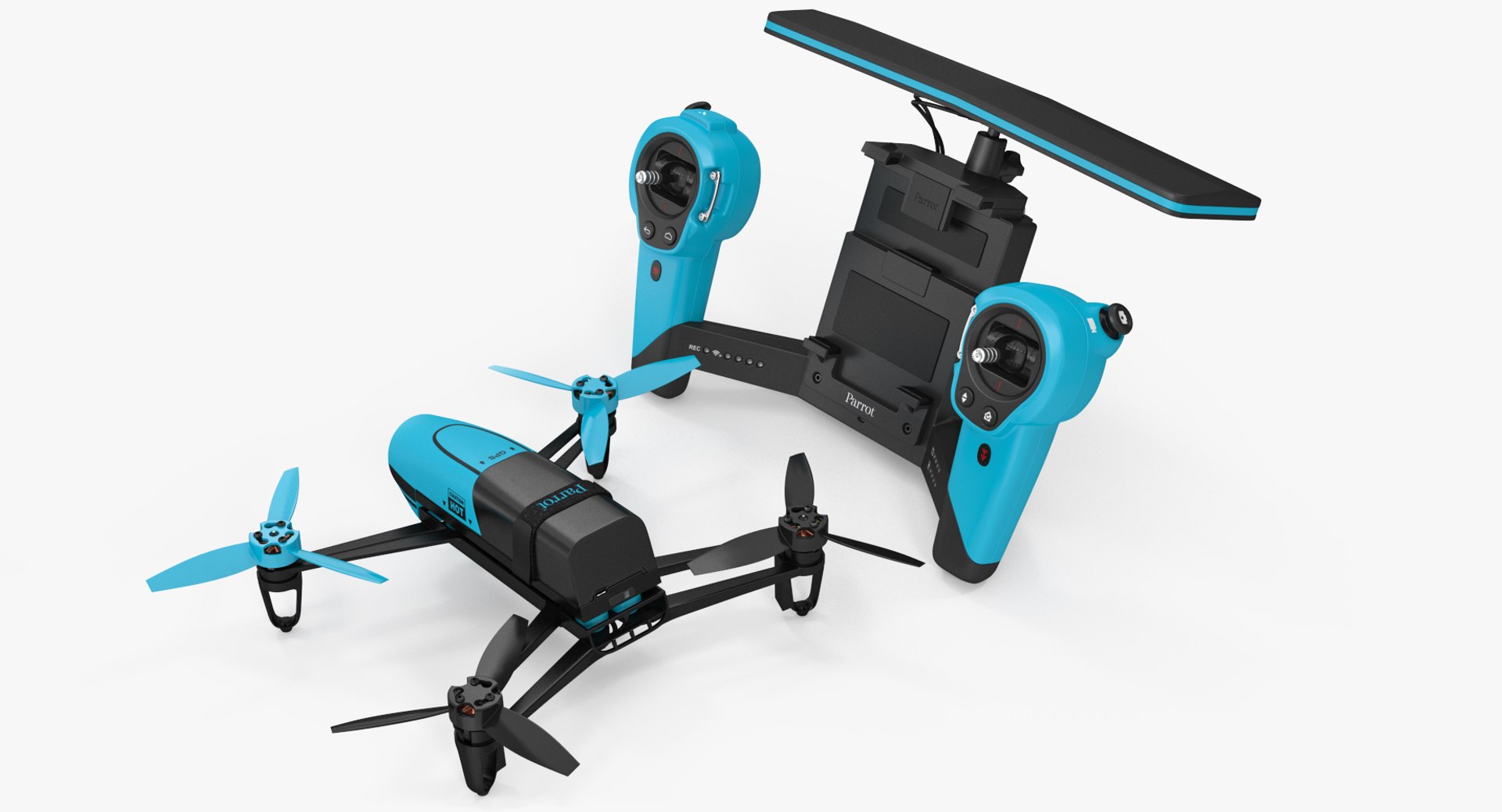 Parrot bebop quadcopter drone model - TurboSquid 1195568