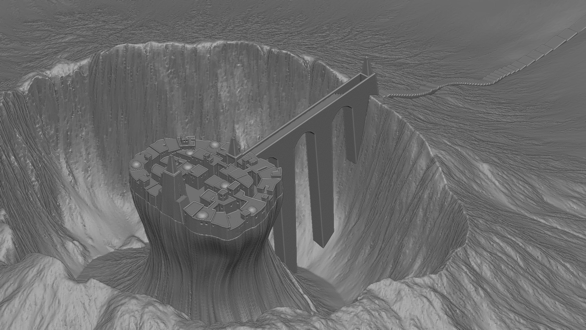 3D Temple In Volcano - TurboSquid 1725670