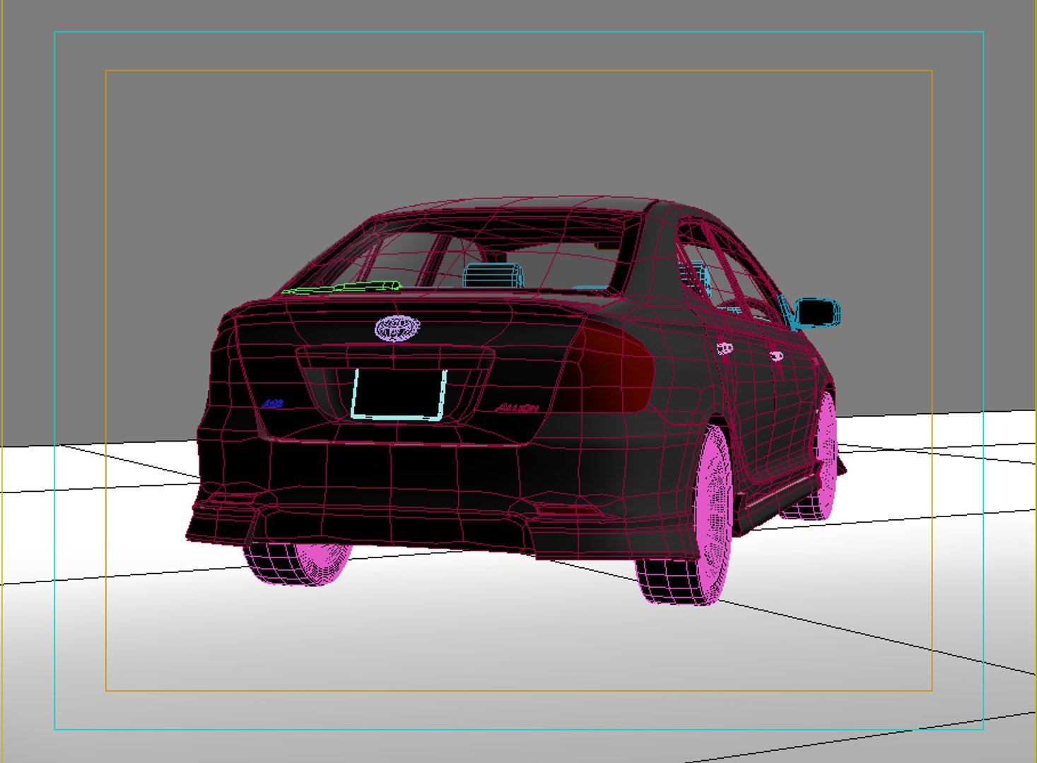 Toyota Allion 3d Model