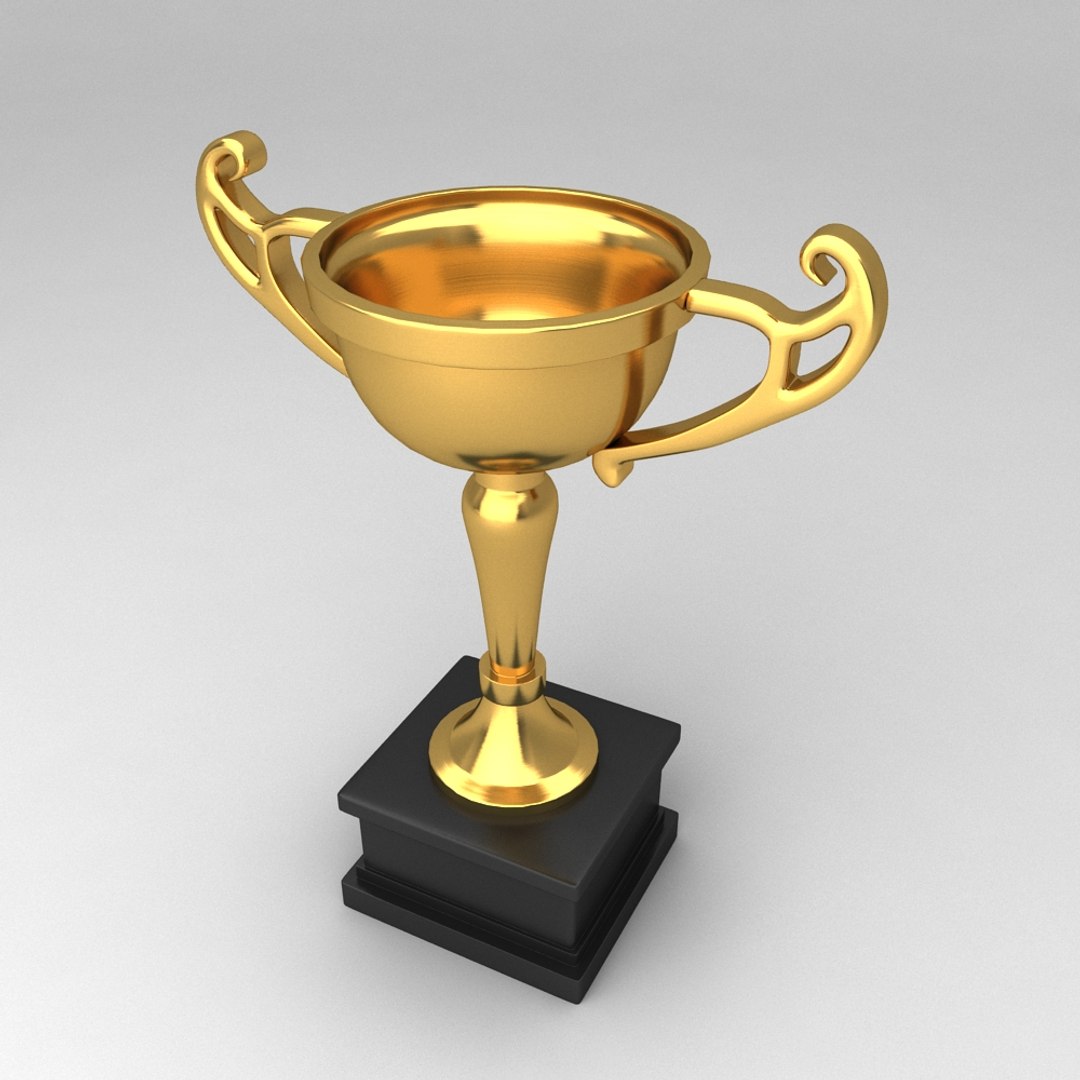 3d model awards trophies