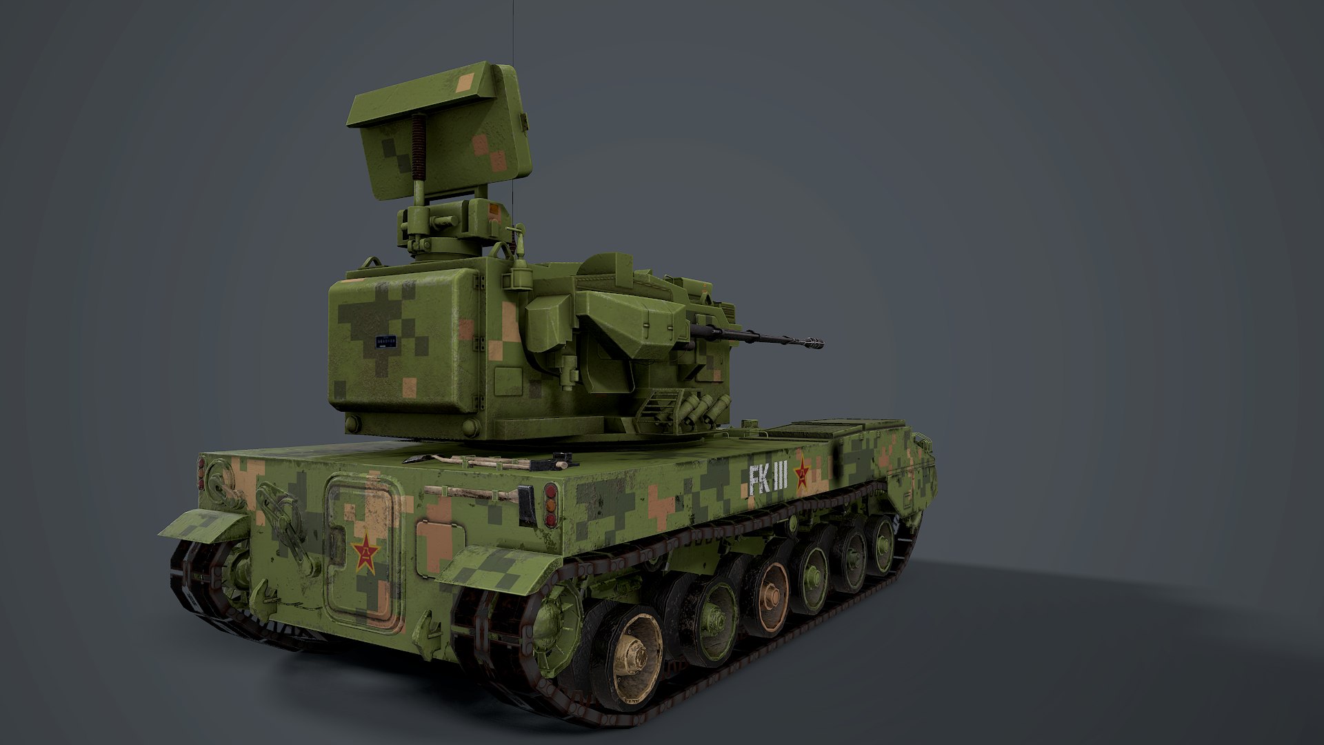 PGZ-09 SPAAG Chinese 3D Model - TurboSquid 1758248