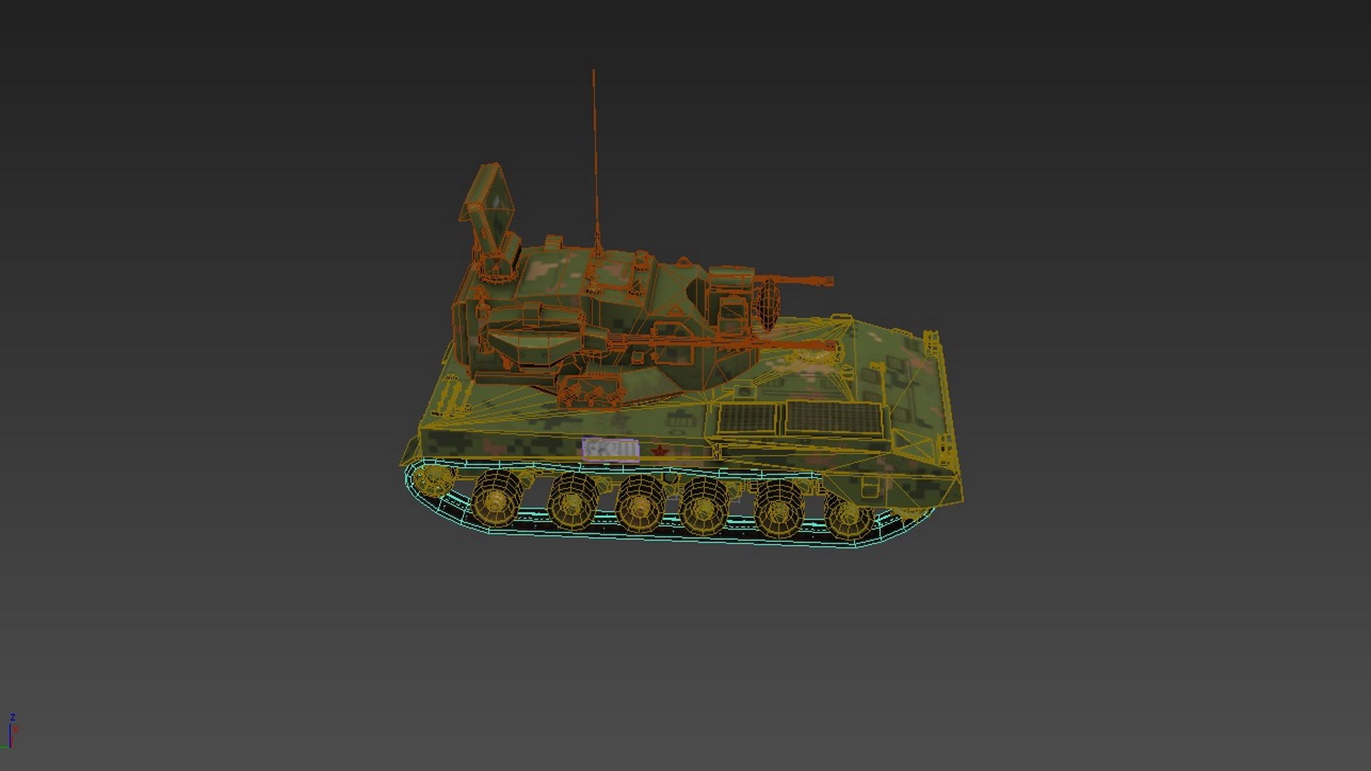 PGZ-09 SPAAG Chinese 3D Model - TurboSquid 1758248
