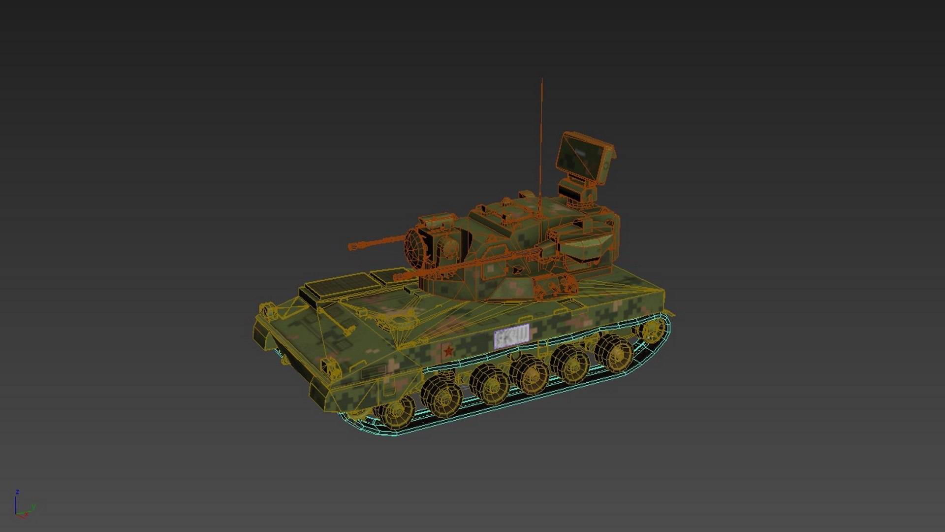 PGZ-09 SPAAG Chinese 3D Model - TurboSquid 1758248