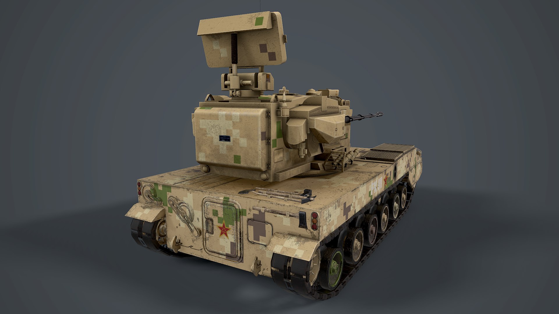 PGZ-09 SPAAG Chinese 3D Model - TurboSquid 1758248