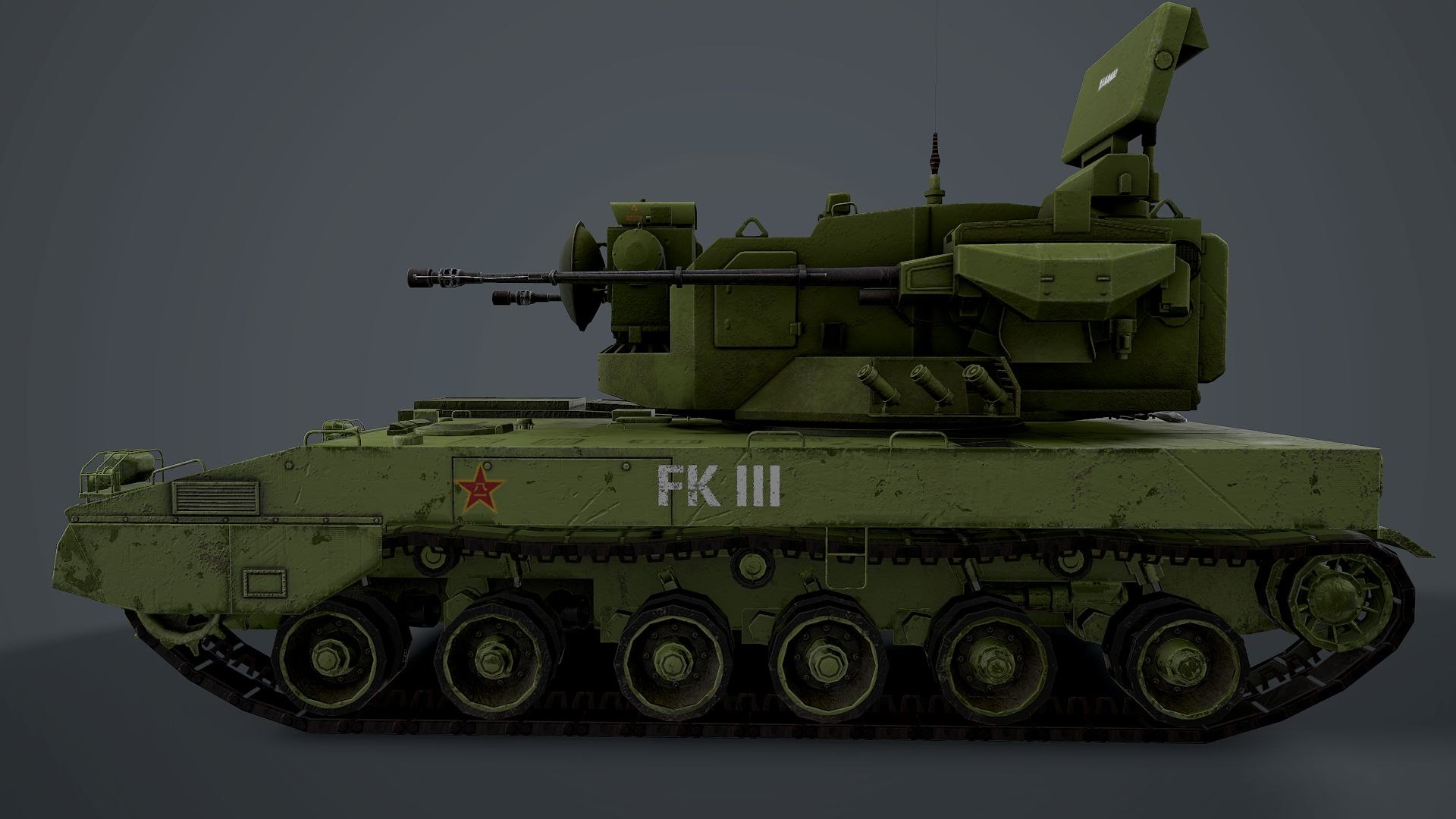 PGZ-09 SPAAG Chinese 3D Model - TurboSquid 1758248