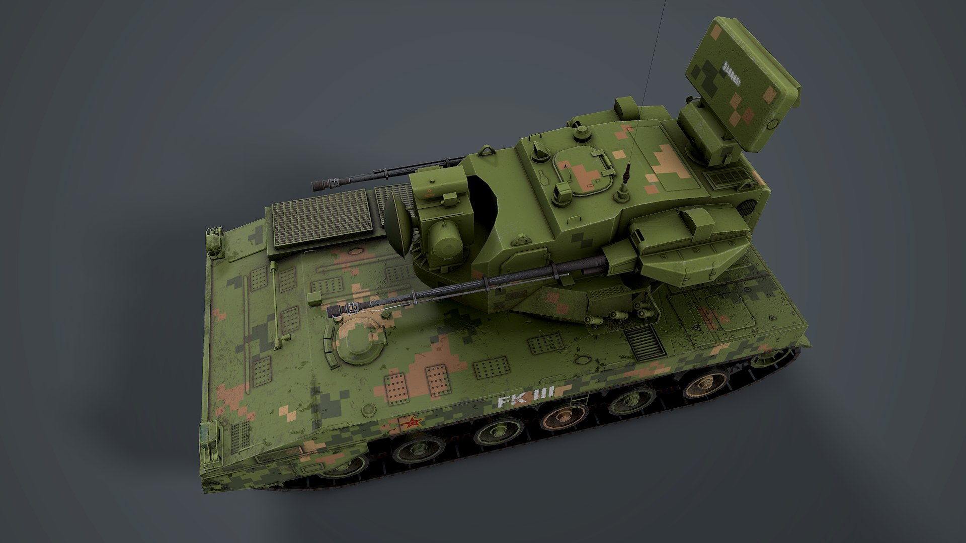 PGZ-09 SPAAG Chinese 3D Model - TurboSquid 1758248