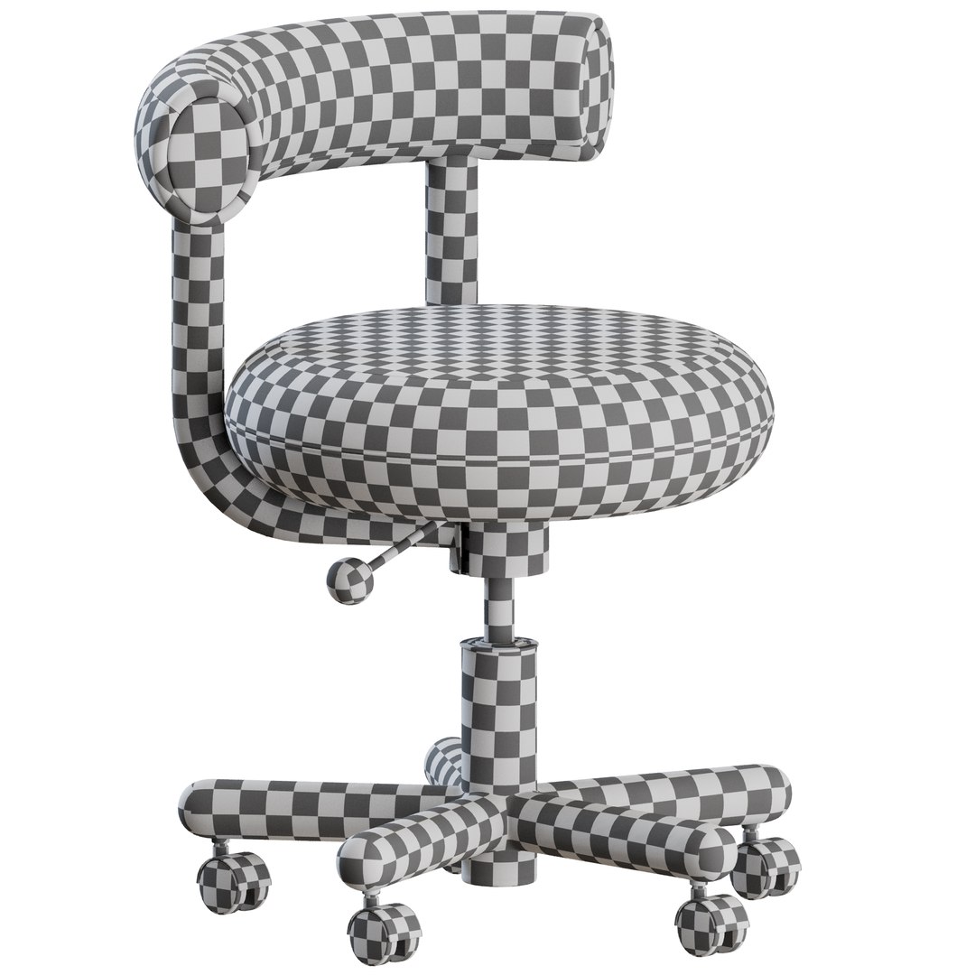 3D Fat Work Office Chair By Tom Dixon Model - TurboSquid 2272158