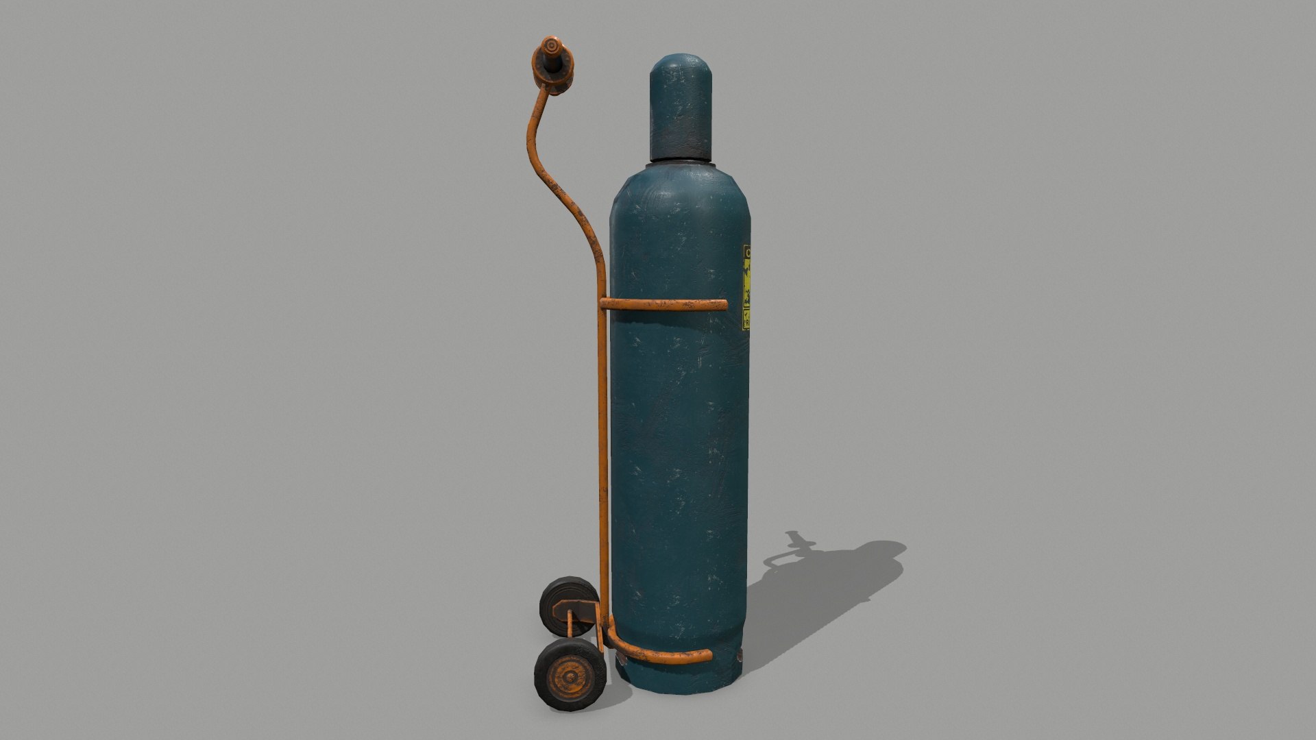 3D Gas Cylinder - TurboSquid 1542893