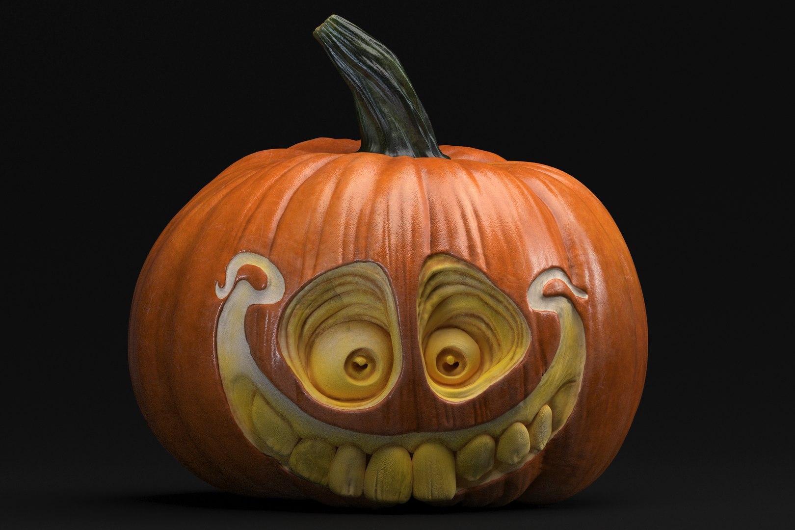 3D Halloween Pumpkin Model - TurboSquid 1809545