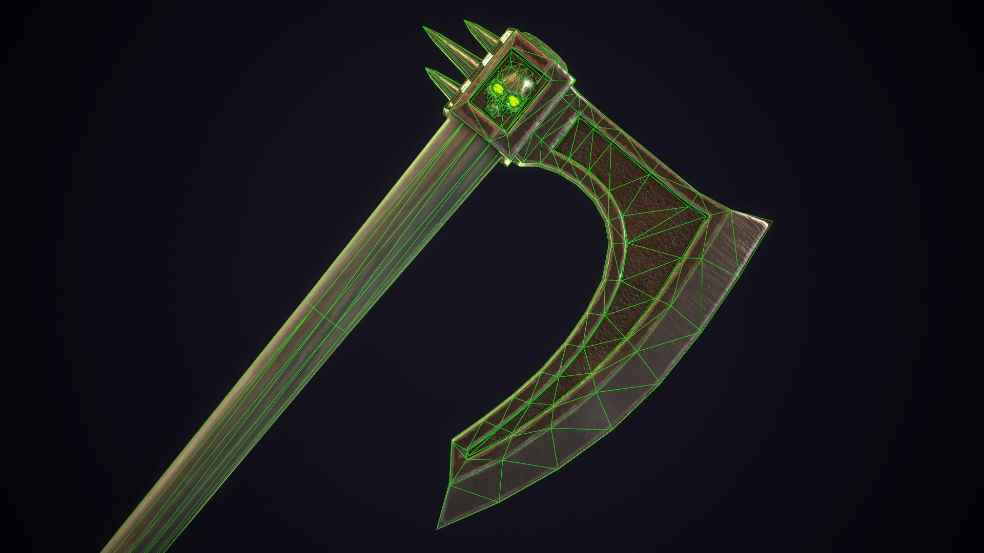 Ax Axe Skeleton 3D Model - TurboSquid 1321882