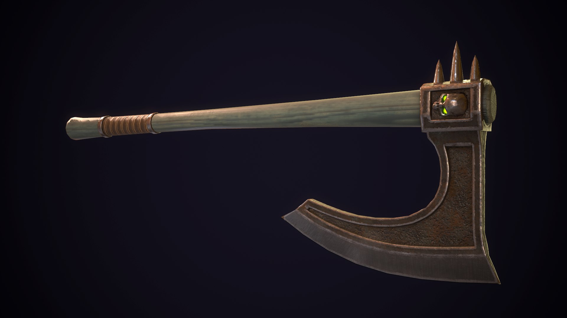 Ax Axe Skeleton 3D Model - TurboSquid 1321882