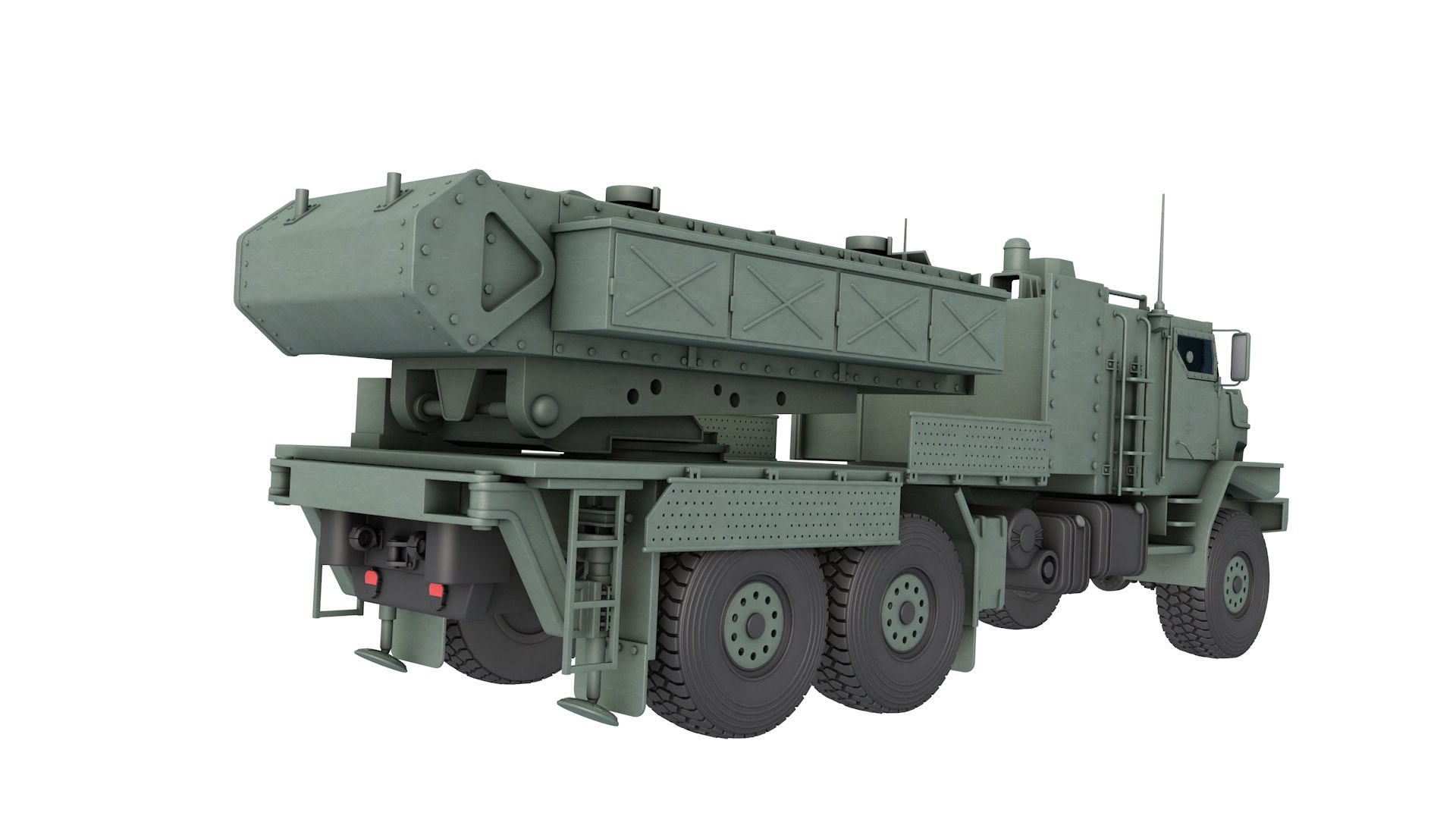 3D TOS 2 Multiple Rocket Launcher - TurboSquid 2421175