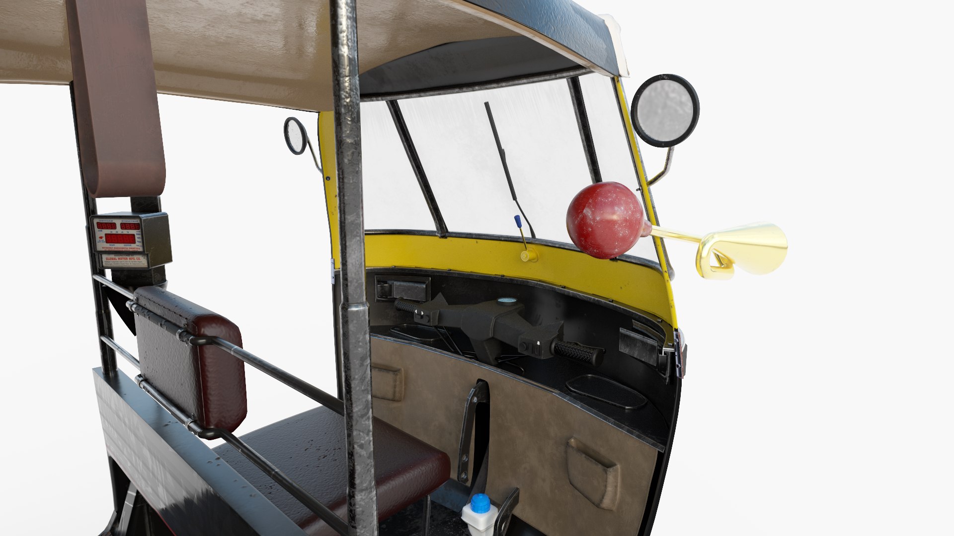 3D Rickshaw Bajaj Auto Model - TurboSquid 1678459