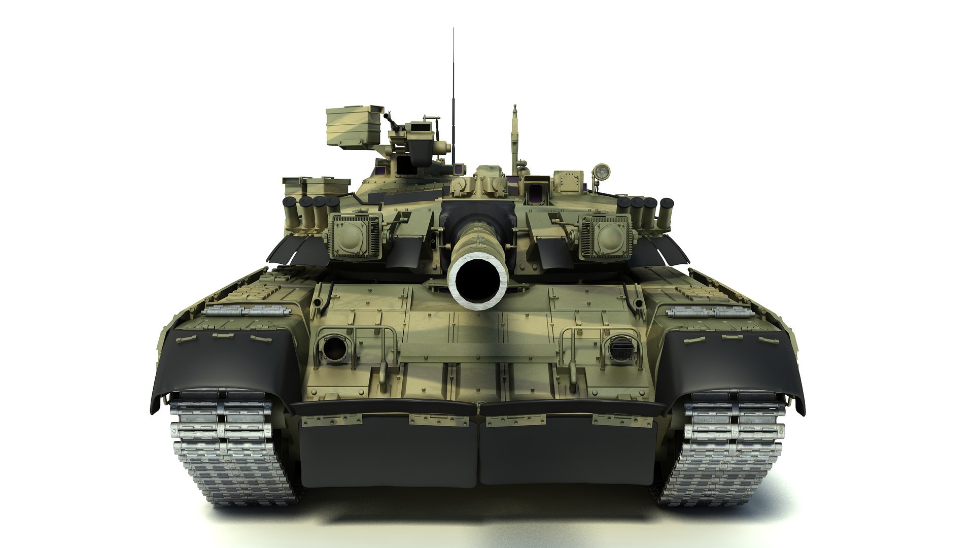 T-80ud Main Battle Tank 3d Max