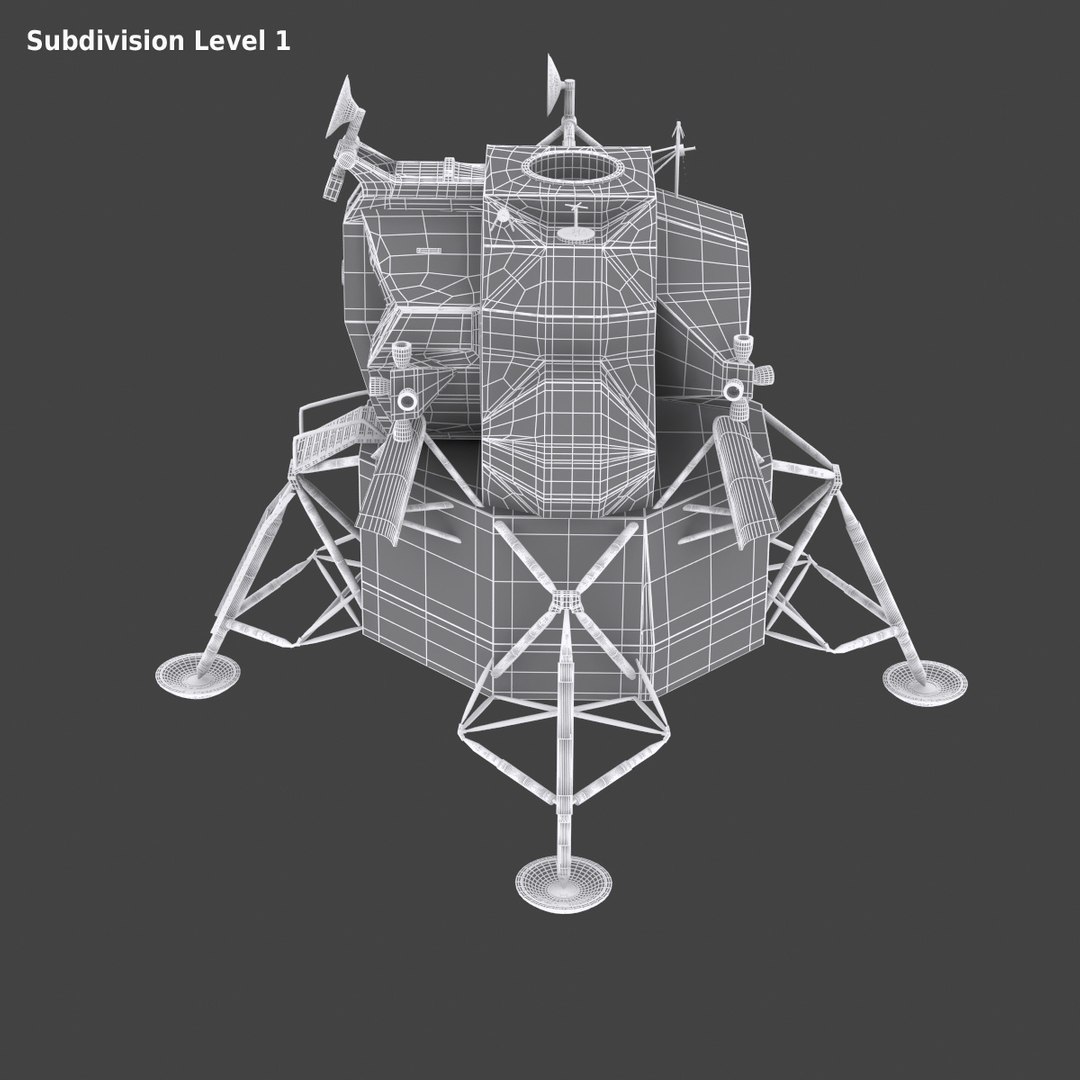 Apollo Lunar Module 3d Model