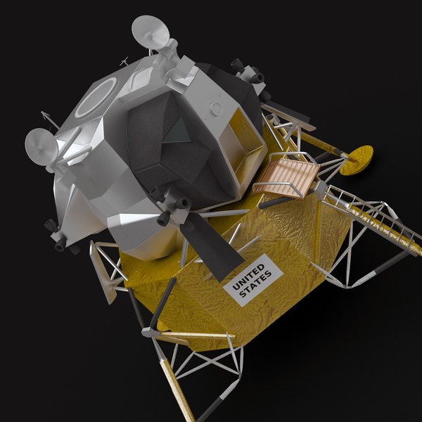 apollo lunar module 3d model