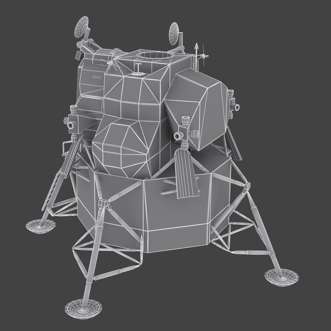 Apollo Lunar Module 3d Model