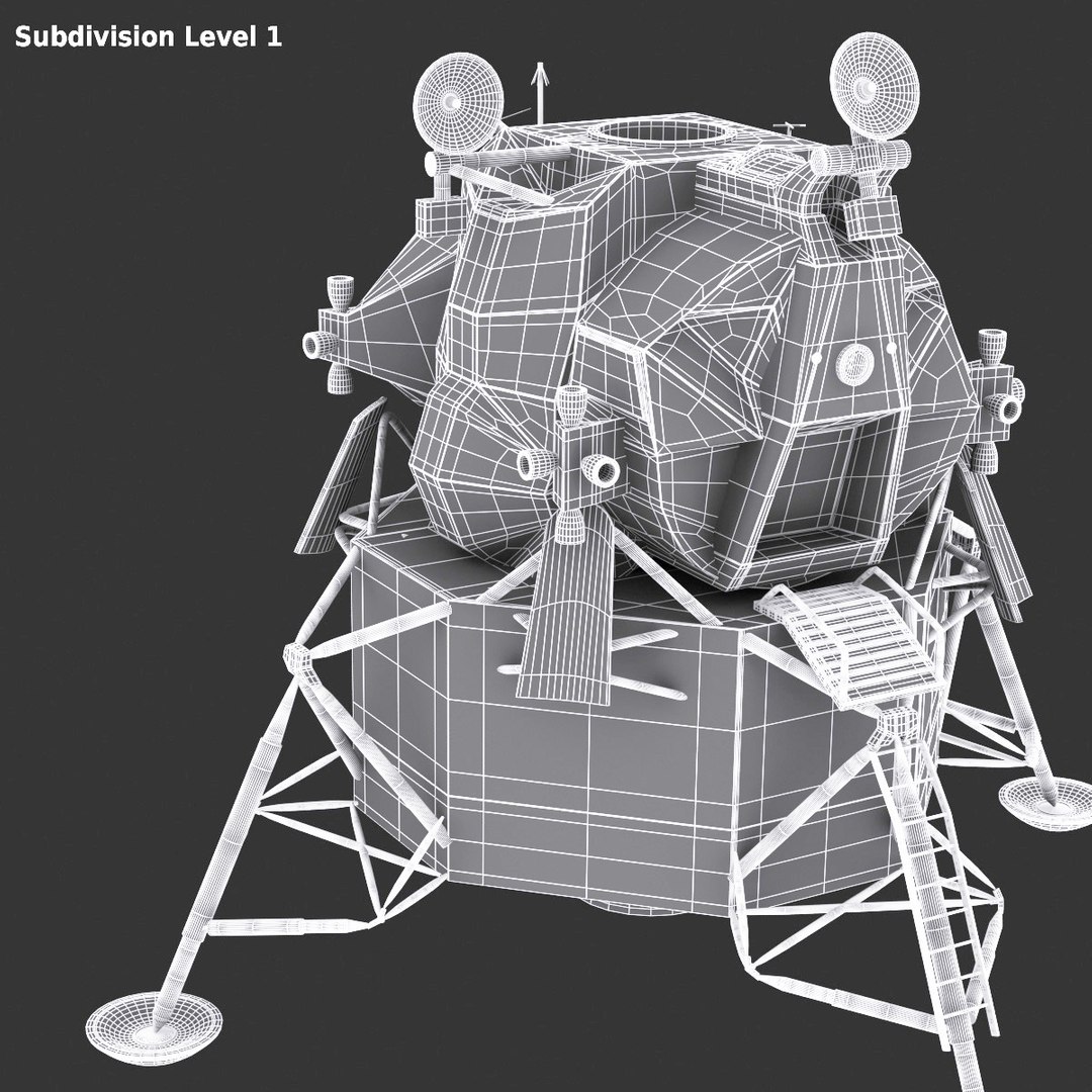 Apollo Lunar Module 3d Model