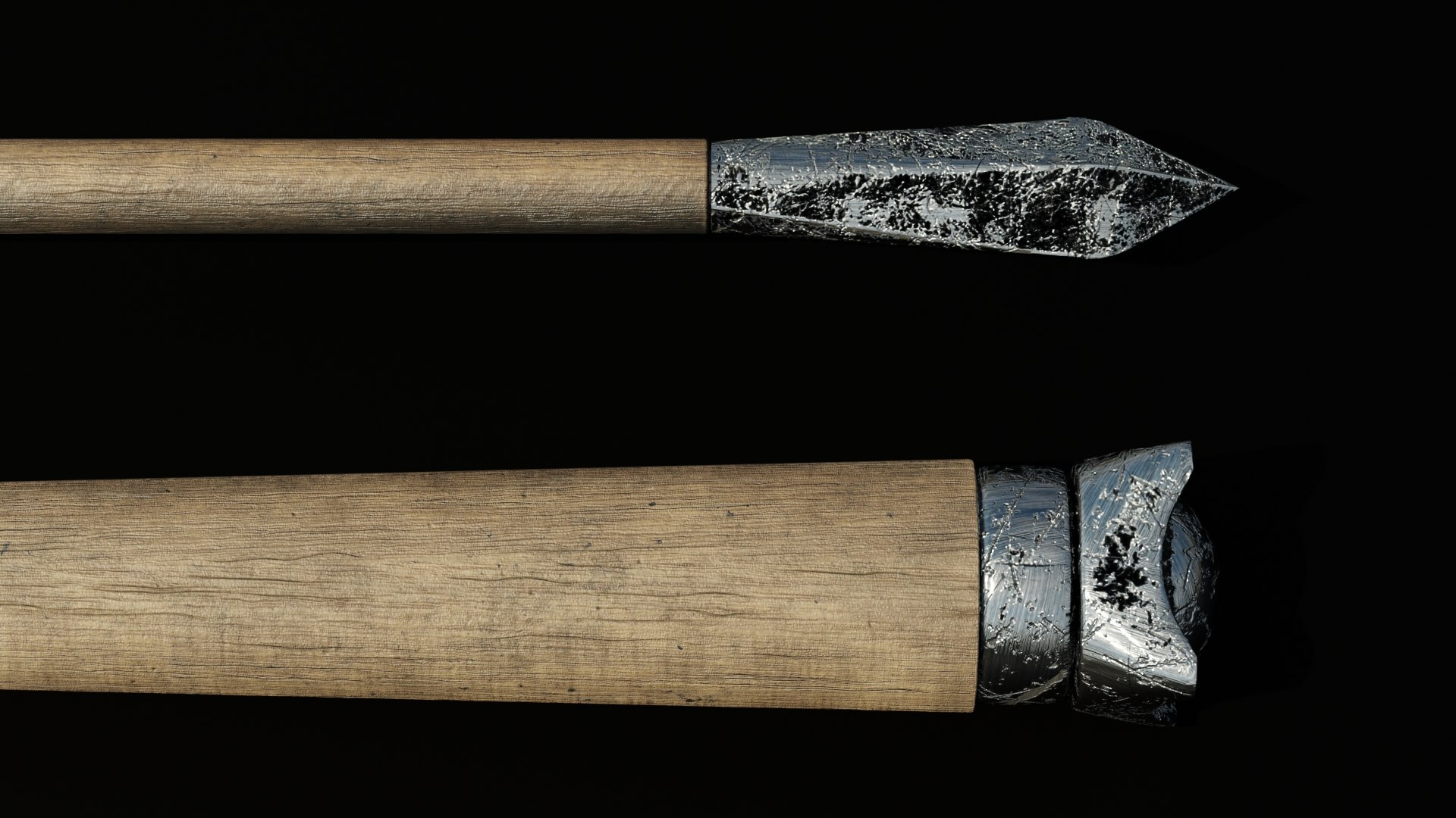 Four Medieval Arrows For A Crossbow Model - TurboSquid 2112678