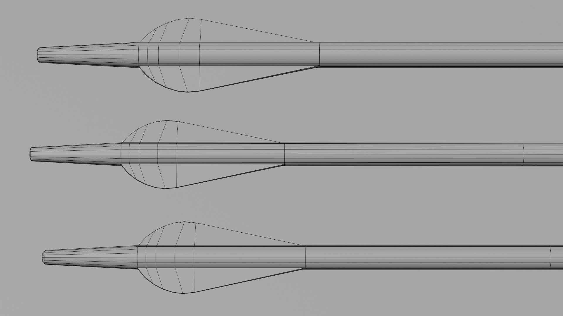 Four Medieval Arrows For A Crossbow Model - TurboSquid 2112678
